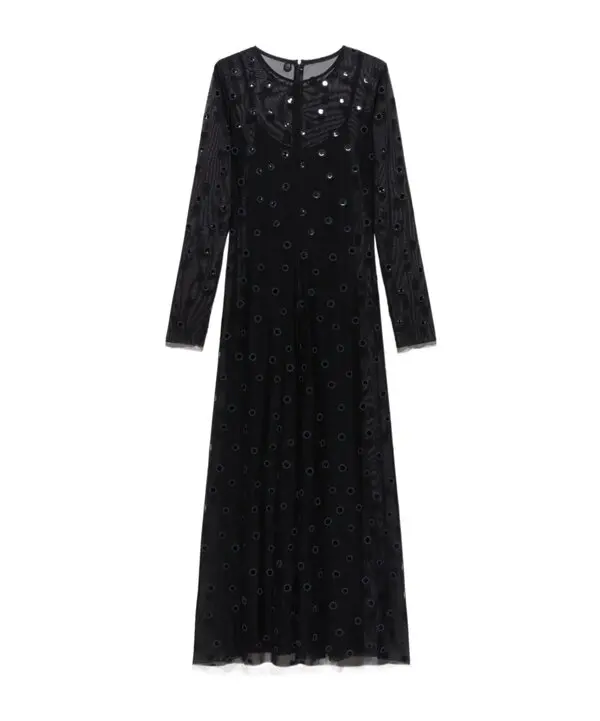 MAXCO. Max&co. Polka-dot Tulle-jersey Dress