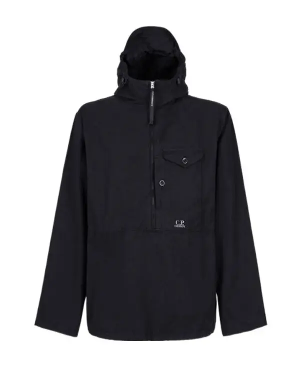 C.P. COMPANY Embroidered-logo Utility Windbreaker