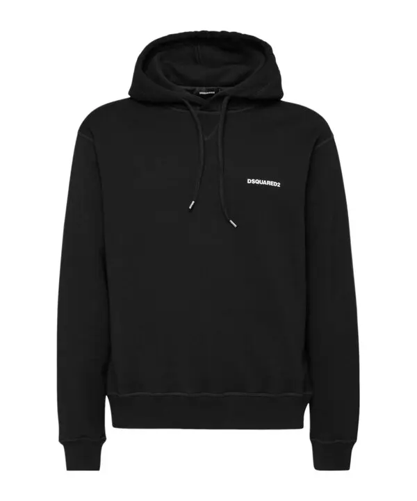 Dsquared2 Ceresio Map Cool Fit Hoodie - Black