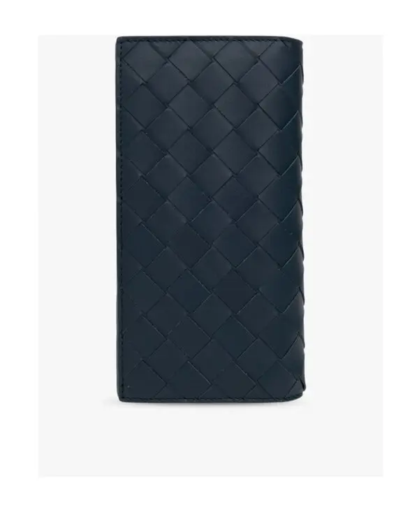 Bottega Veneta Logo Wallet - Blue