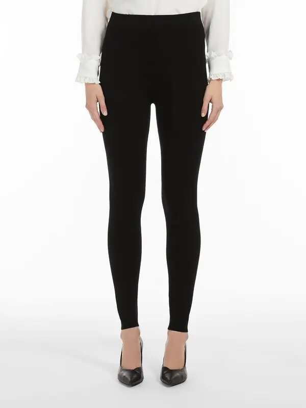 Max Mara Logo Leggings