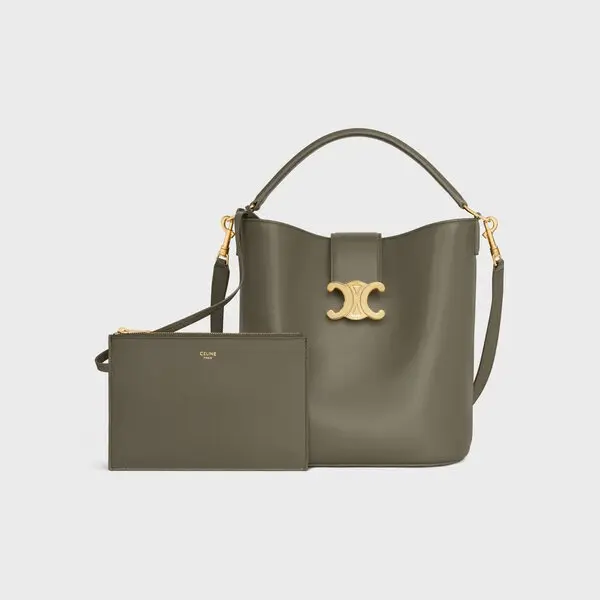 Celine Medium Louise Bucket Bag - Green