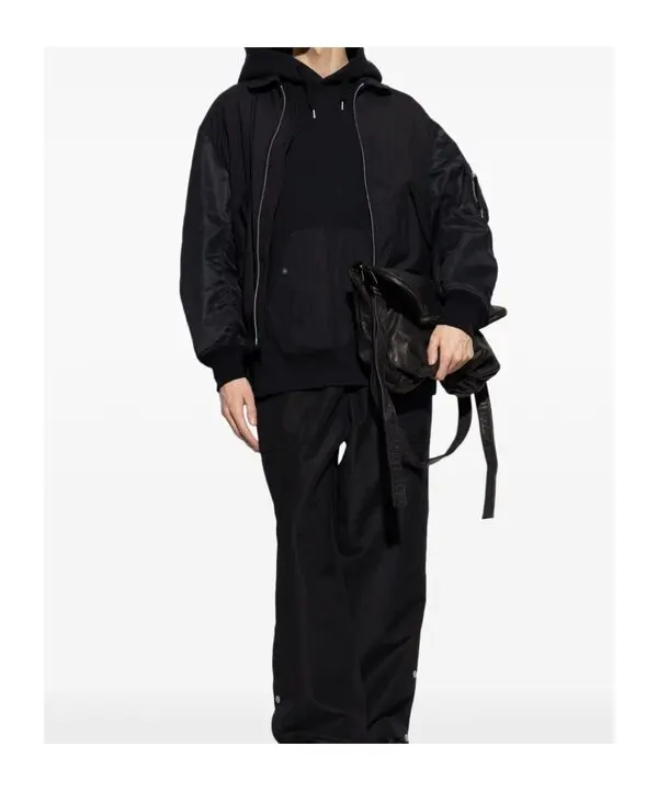 Comme Des Garçons Long Sleeve Hooded Sweatshirt