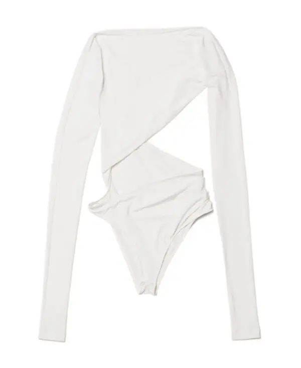 Jacquemus Carozzu Stretch-fit Bodysuit - White