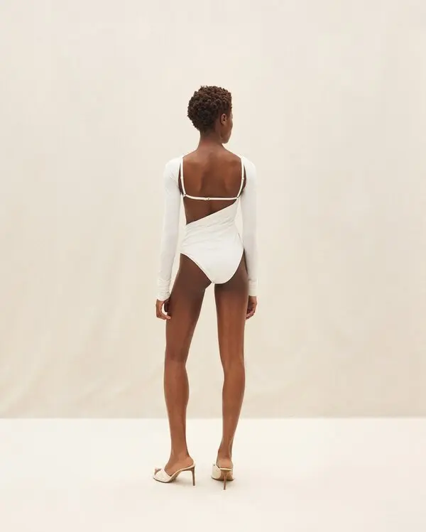 Jacquemus Carozzu Stretch-fit Bodysuit - White