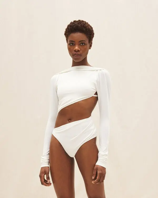 Jacquemus Carozzu Stretch-fit Bodysuit - White