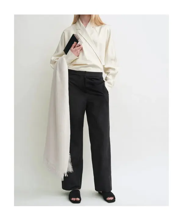 TOTEME Asymmetrical Wrap Shirt