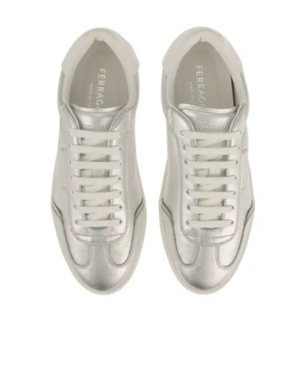 FERRAGAMO Low-top Sneakers - Silver