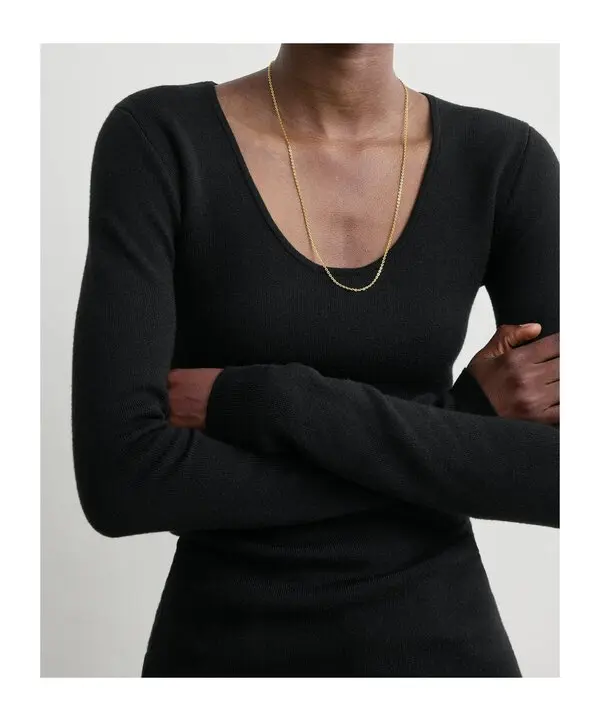 TOTEME Long-sleeved Knitwear - Black