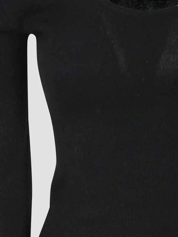 TOTEME Long-sleeved Knitwear - Black