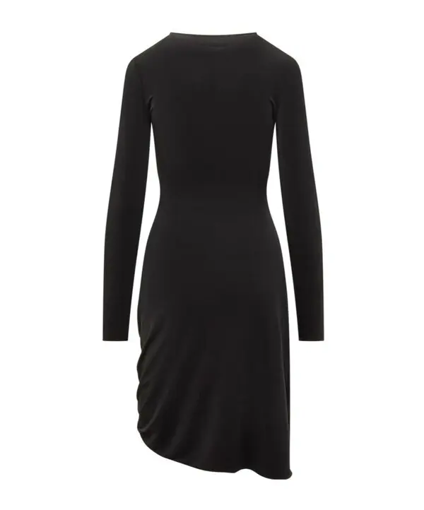 Coperni Asymmetrical Mini Dress With Buckle Detail
