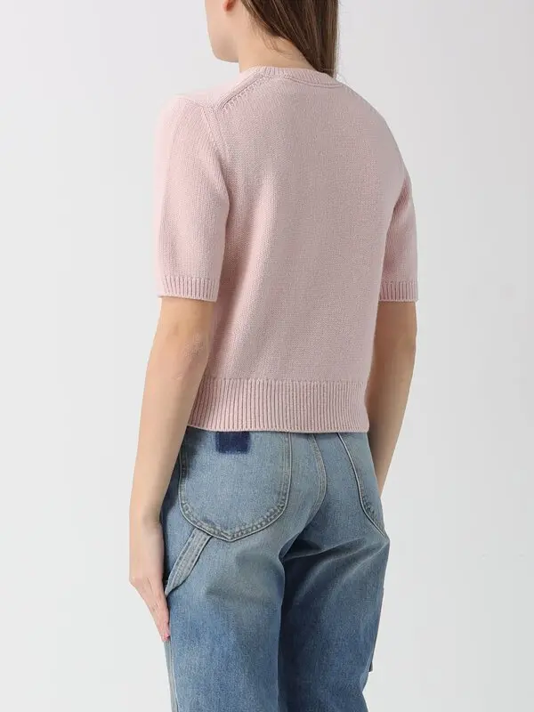Burberry Equestrian Rider Pattern Short Sleeve Knit Jumper