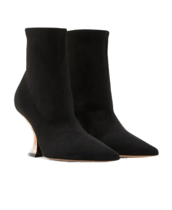 Casadei Elodie Sculpted Heel Ankle Boots