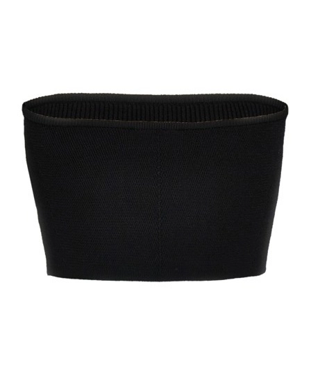 DIESEL® Ribbed Tube Top With Logo Plaque
