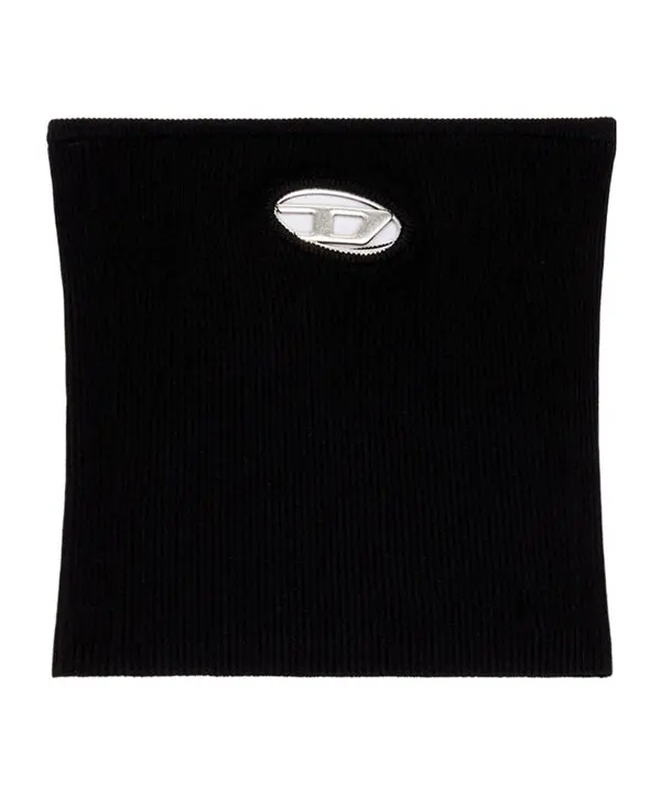 DIESEL® Ribbed Tube Top With Logo Plaque