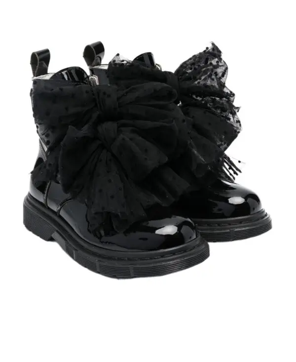 Monnalisa Ruffled Ankle Boots