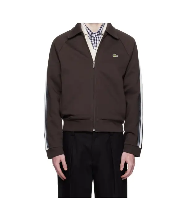 Lacoste Logo Patch Zip-up Sweatshirt