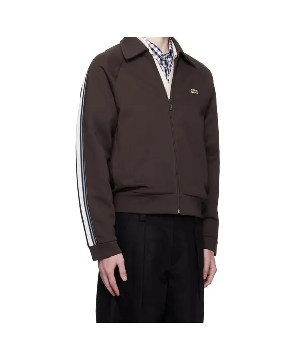 Lacoste Logo Patch Zip-up Sweatshirt
