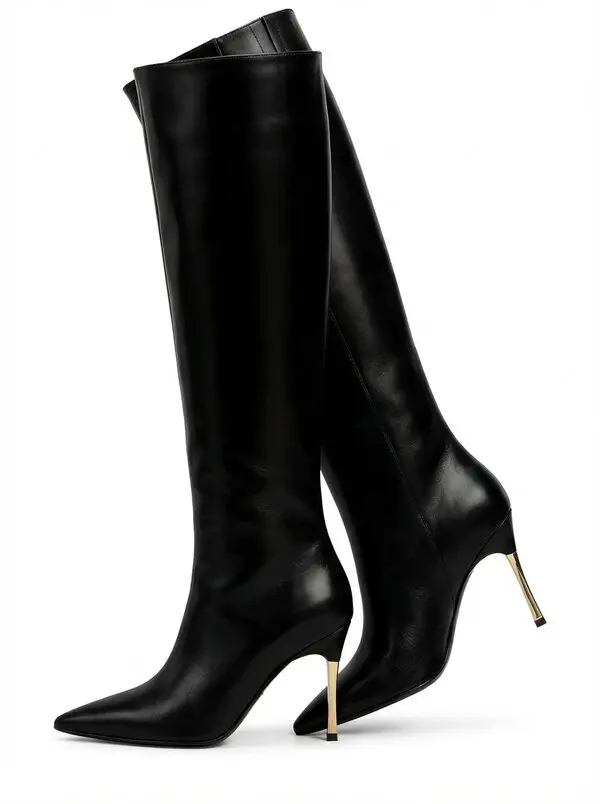 Gucci Stiletto Boots - Black