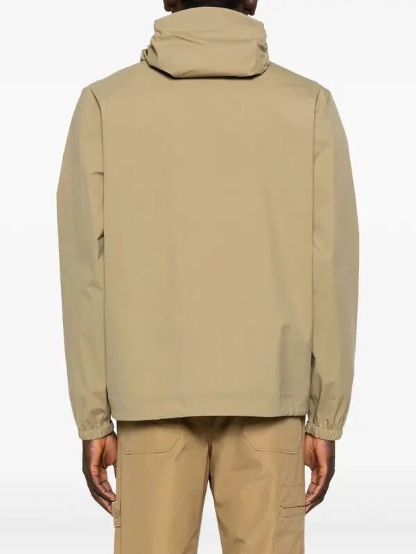 Moncler Hooded Shell Jacket - Light Brown