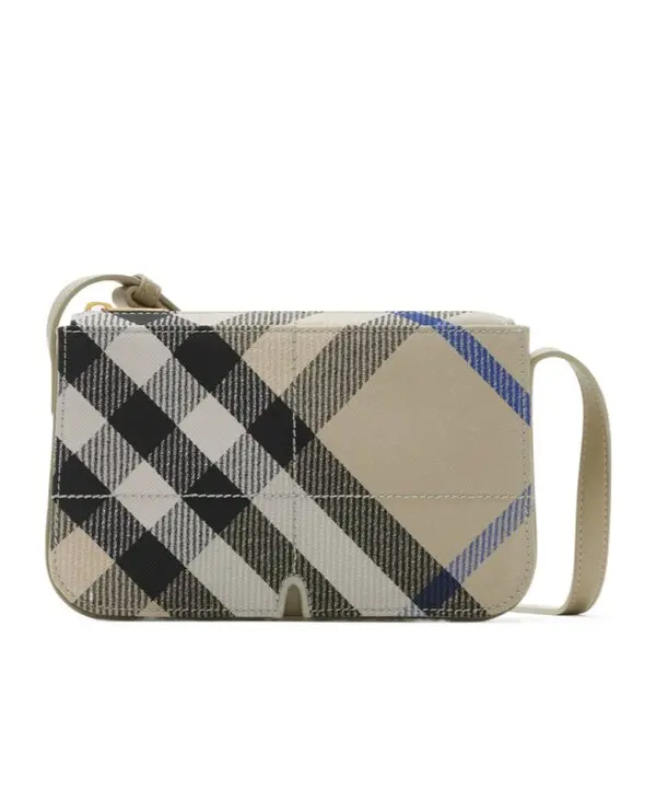 Burberry Snip Check Pattern Crossbody Bag - Licheniformis