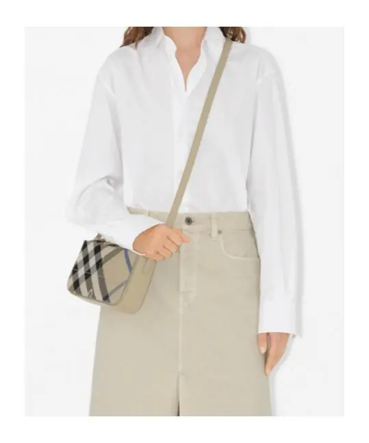 Burberry Snip Check Pattern Crossbody Bag - Licheniformis