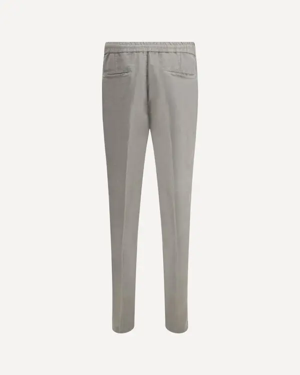 Brunello Cucinelli Elasticated Waistband Drawstring Pants - Grey