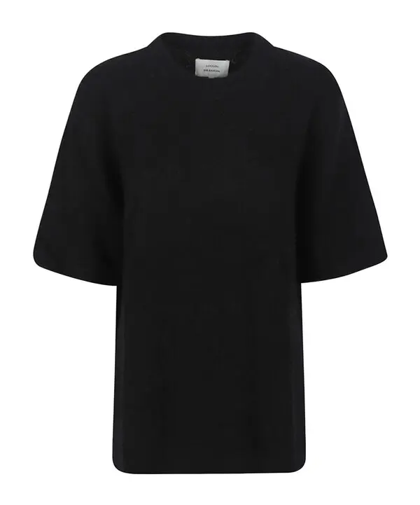 Loulou De Saison Raven Crewneck Knitwear - Black