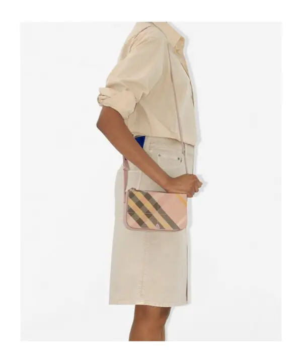 Burberry Small Checked Crossbody Bag