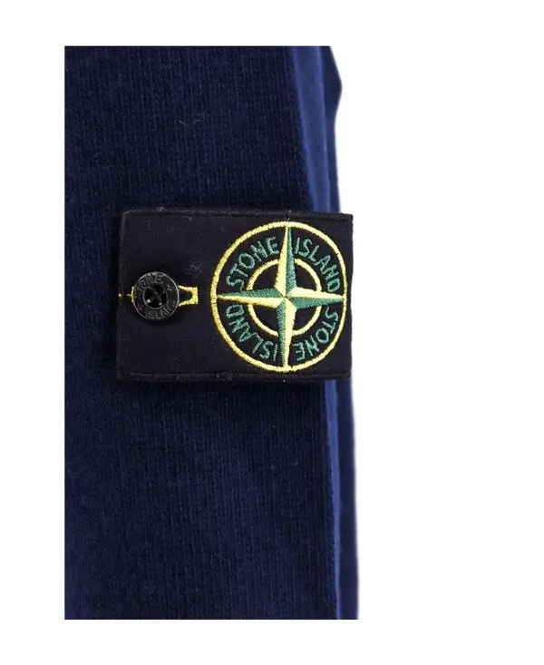 Stone Island V-neck Long-sleeved Knitted Cardigan