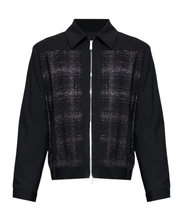 Dsquared2 Evening Check Zipped Bomber Jacket