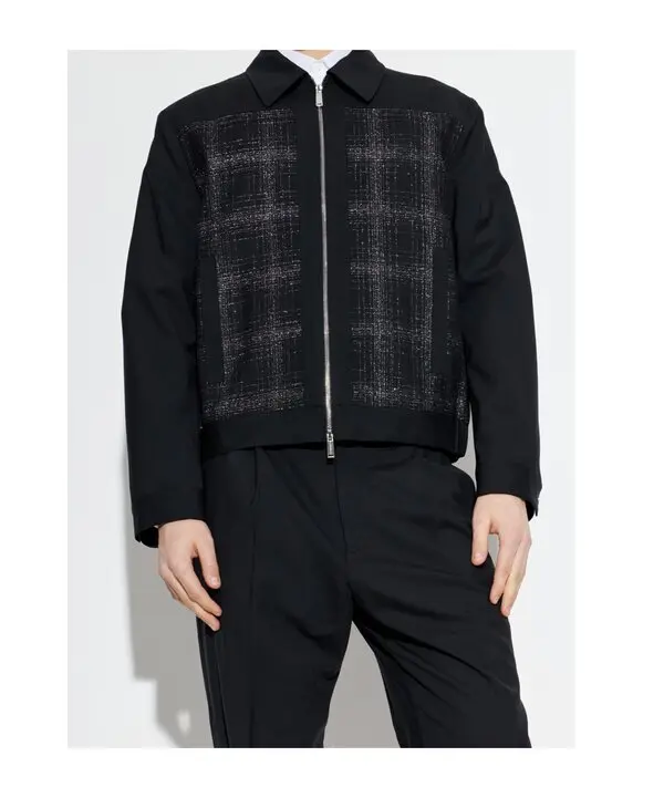 Dsquared2 Evening Check Zipped Bomber Jacket