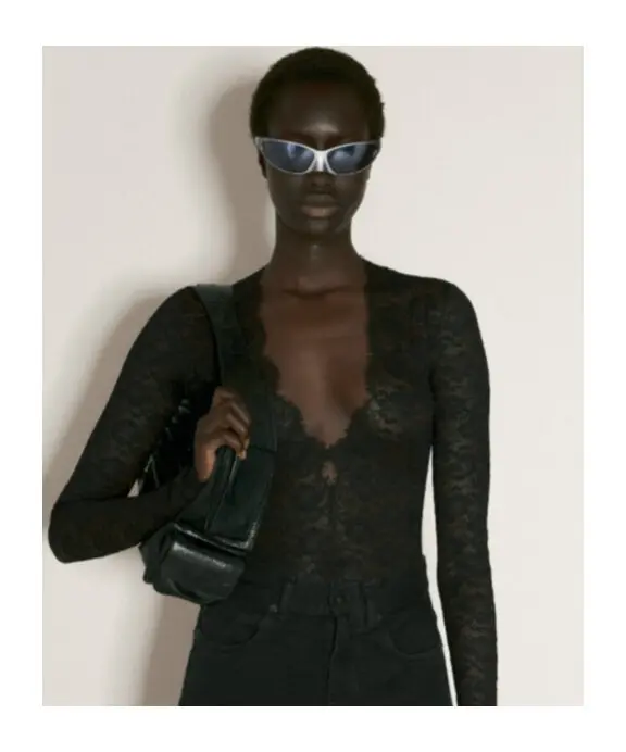 Balenciaga Wrap-around Sports Sunglasses