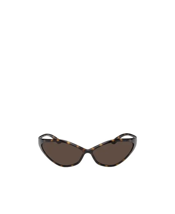 Balenciaga 90s Oval Frame Sunglasses - Brown