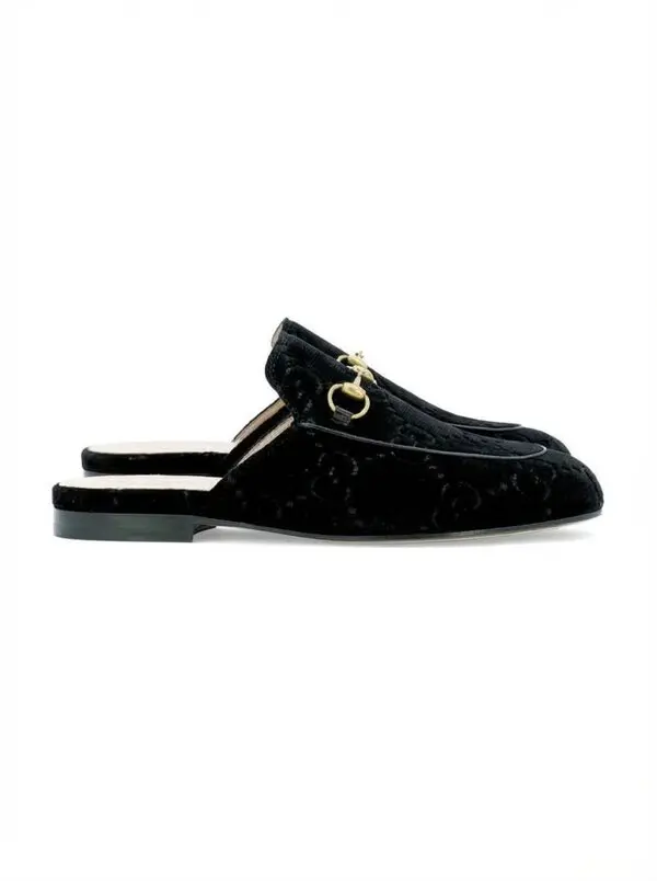 Gucci Princetown Muller Mules - Black