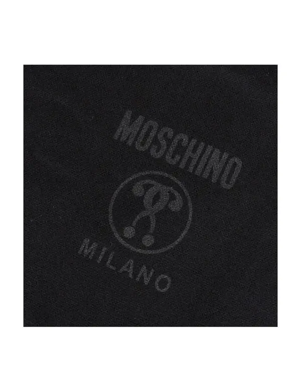 Moschino Logo Scarf - Black