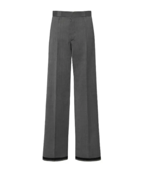 MAISON MARGIELA Wool-blend Tailored Trousers - Anthracite