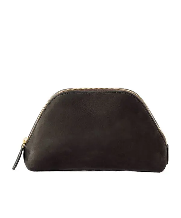 THE ROW Devon Mini Clutch - Chocolate