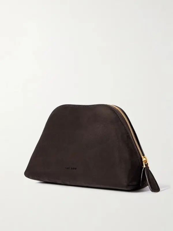 THE ROW Devon Mini Clutch - Chocolate