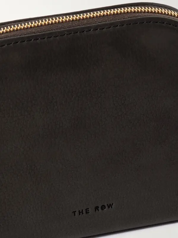 THE ROW Devon Mini Clutch - Chocolate