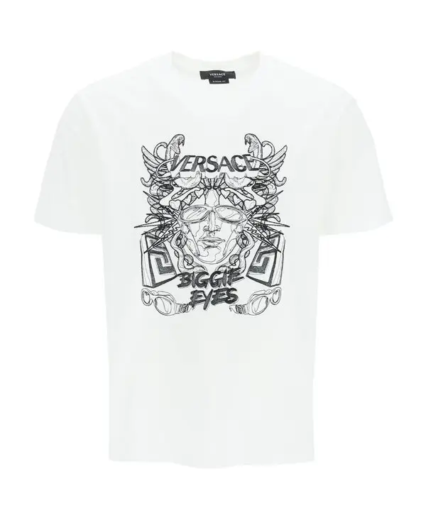 Versace Medusa Head-printed Crewneck T-shirt