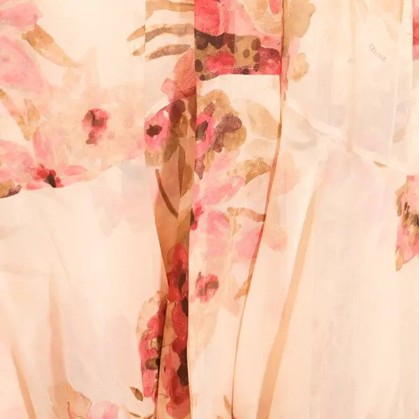 Celine Printed Ruffled Maxi Dress