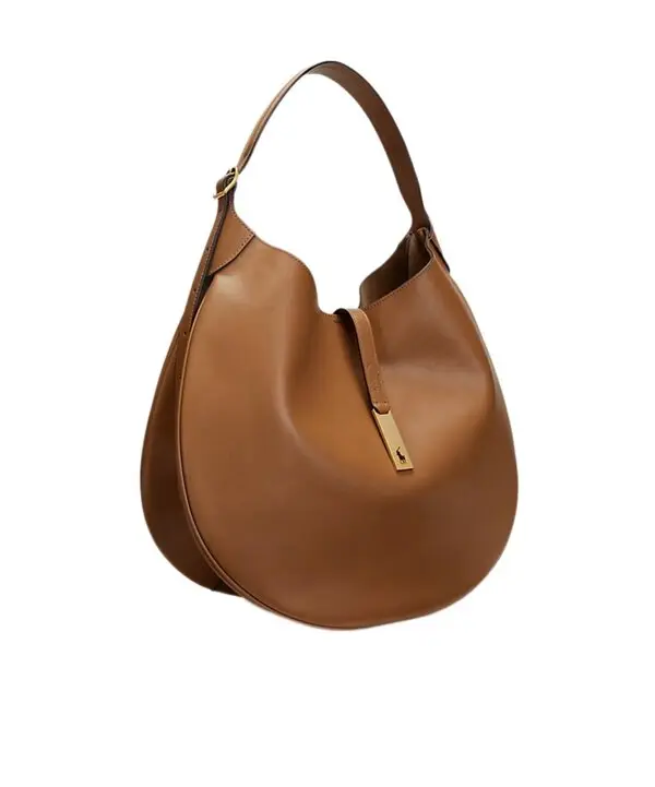 Polo Ralph Lauren Large Shoulder Bag With Metal Fittings