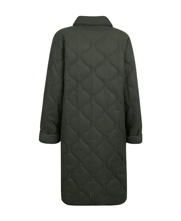 A.p.c. Sarah Quilted Buttoned Coat