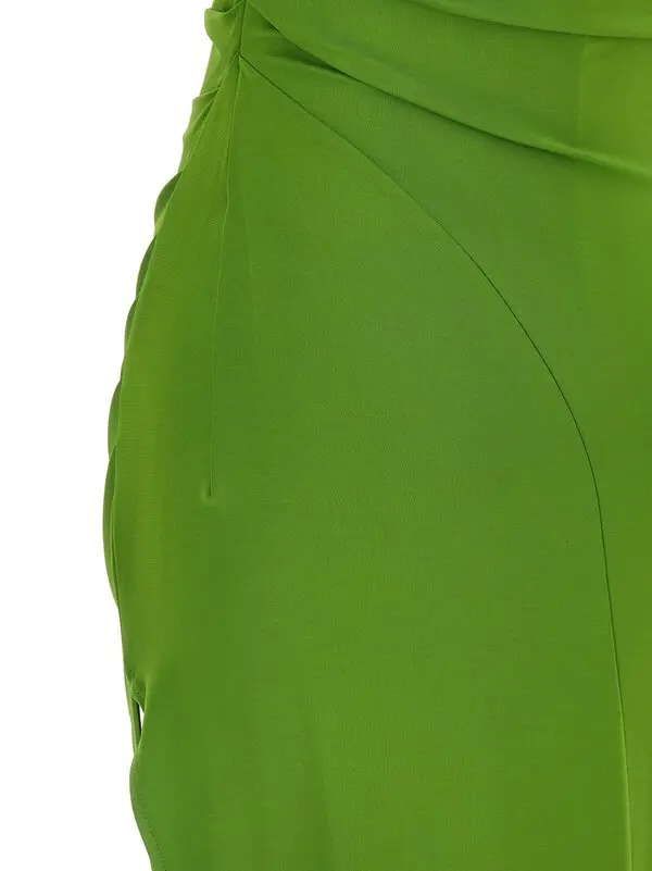 Elisabetta Franchi One-shoulder Draped Dress