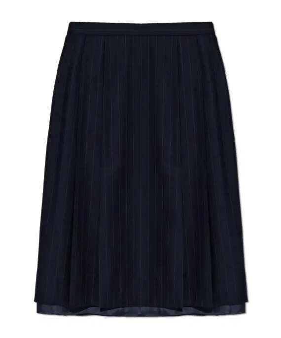 MAISON MARGIELA Striped Mini Skirt - Black