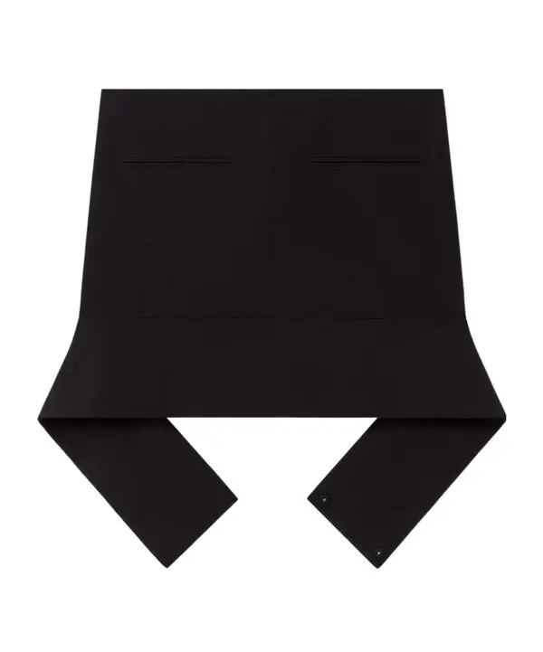 COURREGES Belted Mini Skirt - Black