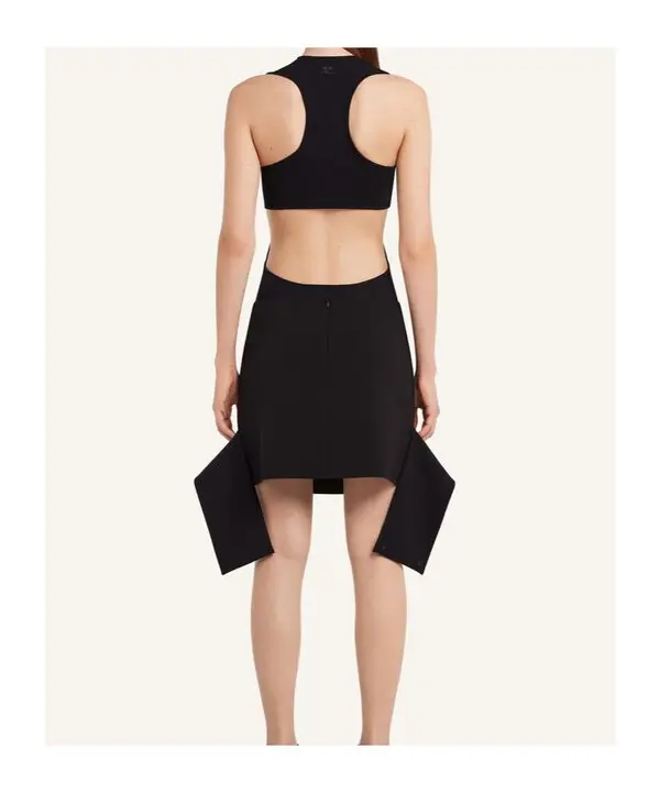 COURREGES Belted Mini Skirt
