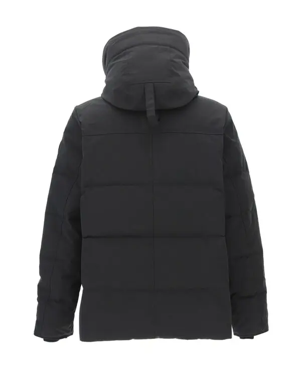 Canada Goose Quilted Hooded Down Coat - Black