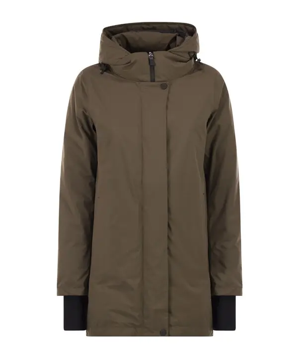 Herno Hooded Down Jacket - Brown